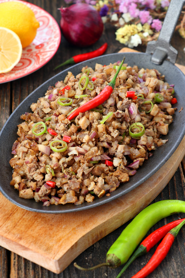 Foxy Folksy Modern Filipino Kitchen Sisig Using Pork Belly Sisig Hot