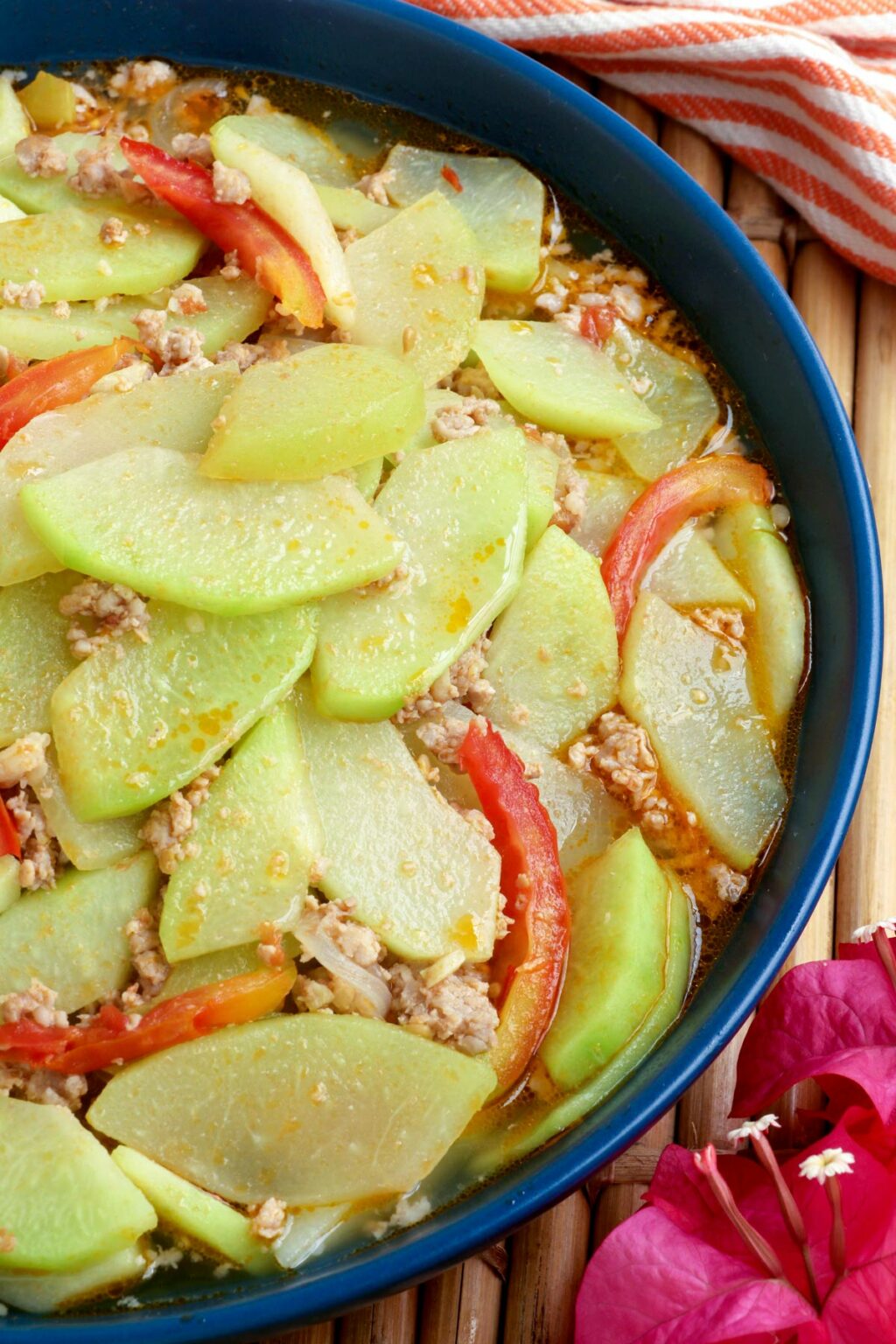 Ginisang Sayote (Sautéed Chayote) - Foxy Folksy Pinoy Recipes